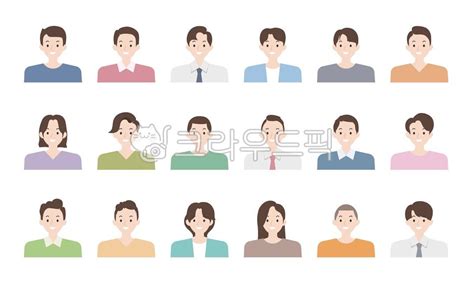 얼굴 남자얼굴 프로필 Face 남자아이콘 사진이미지일러스트캘리그라피 On Star작가