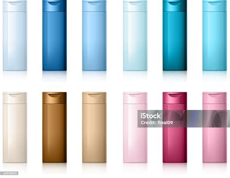 현실적일 색조화장 병 샴푸 수거용기 수 있습니다 0명에 대한 스톡 벡터 아트 및 기타 이미지 0명 깨끗한 단일 객체 Istock