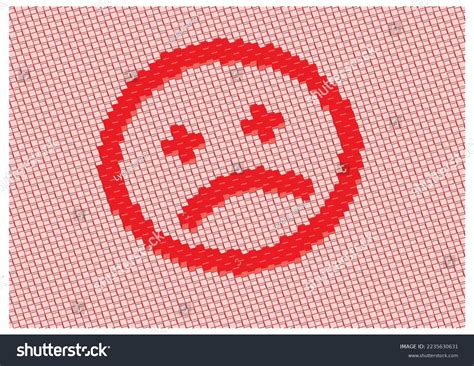 3d Cube Parallelepiped Vector Sad Red Stock Vector Royalty Free 2235630631 Shutterstock