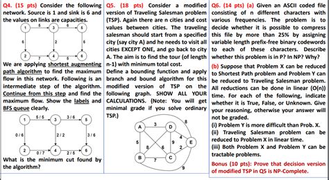 Solved Q Pts Consider The Following Pts Chegg Com