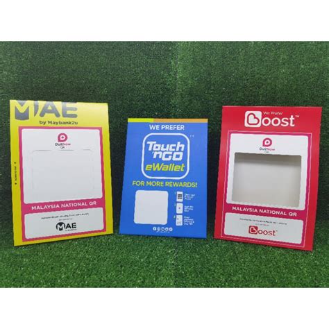 Touch And Go Tng Boost Maybank Merchant Qr Stand Shopee Malaysia
