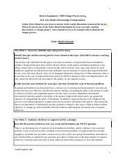 EBP Process Form 9 19ac Docx 1 Week 6 Assignment EBP Change Process Form ACE Star Model Of