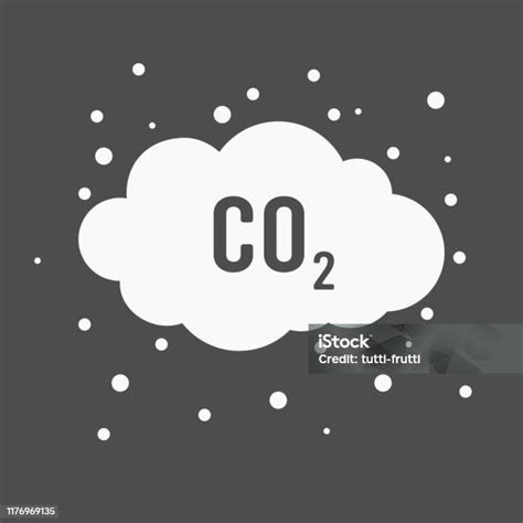 Co2 배출 아이콘 구름 벡터 플랫 이산화탄소 방출 기호 스모그 오염 개념 연기 오염 물질 손상 오염 거품 쓰레기 라벨 구름에 대한 스톡 벡터 아트 및 기타 이미지 Istock