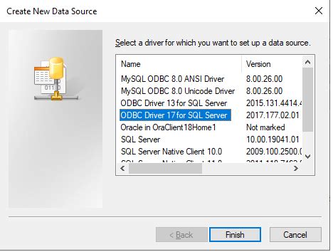 How To Configure Odbc Data Source For Sql Server