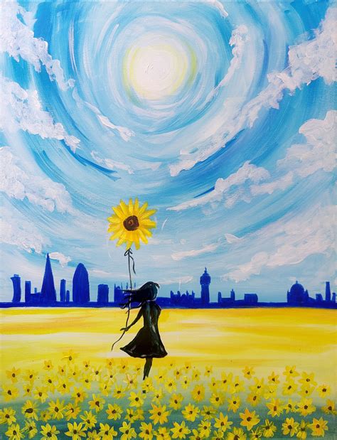 Bottomless Sip And Paint Paint Sunny London Sip And Paint Popup