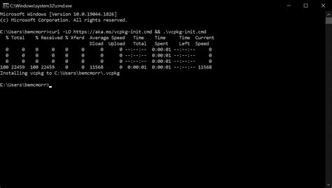 Vcpkg Vcpkg Init Cmd Returns A Non Zero Exit Code On Success