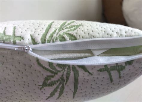 Soft Bamboo Pillow Memory Foam Anti Bacterial Head Neck Back Support