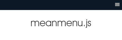 レスポンシブ対応メニュー用jqueryプラグイン「meanmenujs」 Mororeco