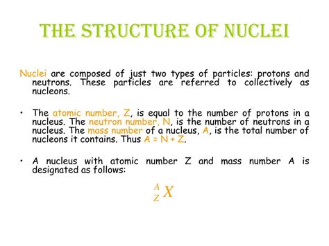 Ppt The Structure Of Nuclei Powerpoint Presentation Free Download