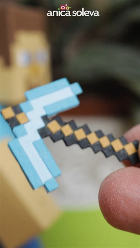 Diy Minecraft Miniature Pickaxe From Scratch R Crafts