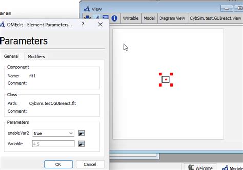 problems with enable reaction in gui · issue 11519 · openmodelica