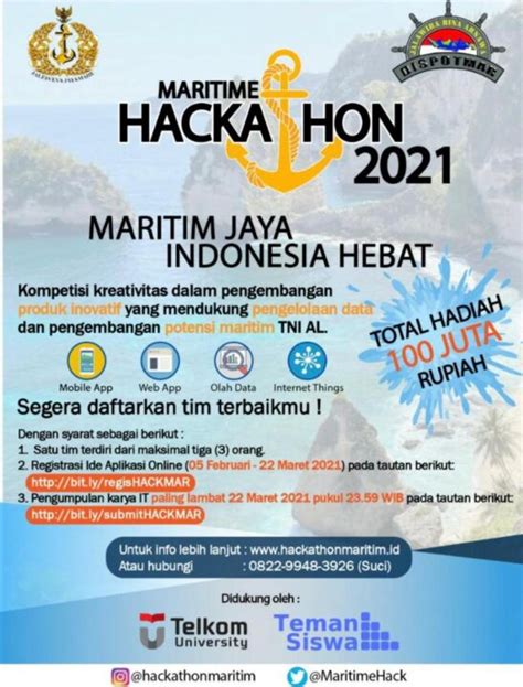 Maritime Hackathon 2021 Maritim Jaya Indonesia Hebat Fakultas Ilmu Komputer Universitas