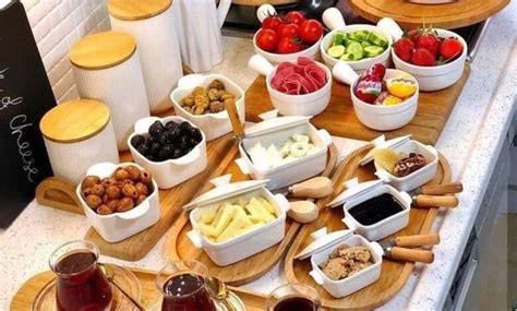 شیک ترین مدل های چیدمان سینی صبحانه لاکچری