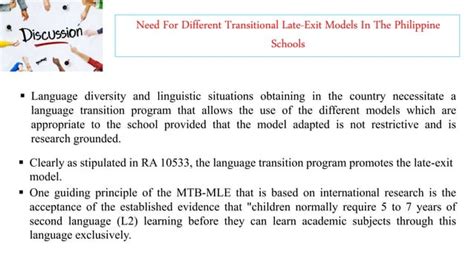 Mtb Mle Framework Pptx Education