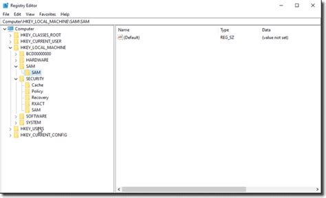 How To Access The Sam And Security Hives In The Registry Using The System Account 4sysops