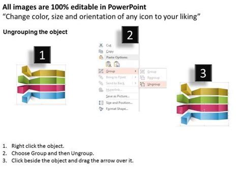 Business Diagram Linear Process Text Percentage Presentation Template