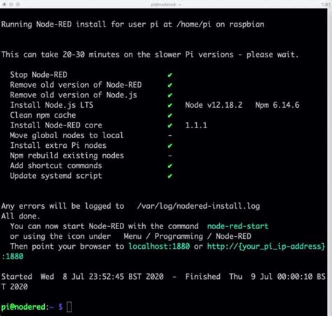 Install Node Red On The Raspberry Pi Tech Explorations
