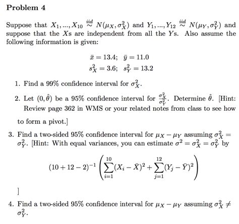 Solved Problem Iid Iid Suppose That X X Yux And Chegg Com