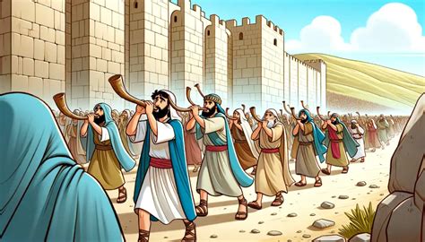 Joshua And The Walls Of Jericho Bible Story Faithful Parables