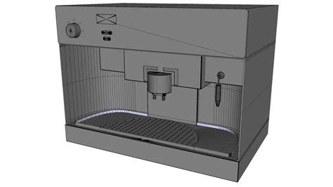 Built In Coffee Machine 3d Warehouse