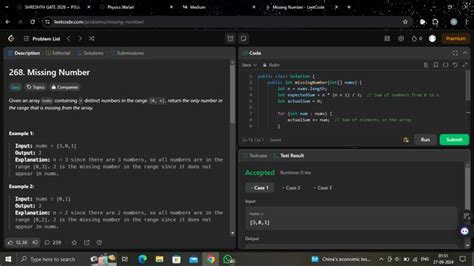Harsh Vardhan Tiwari On Linkedin Leetcode Codingjourney