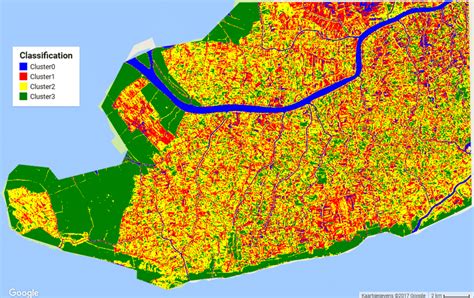 Figure A16 Cluster Analysis For Combined Sentinel 1 And 2 Median Image