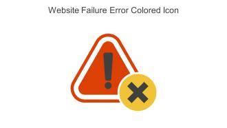 Website Failure Error Colored Icon In Powerpoint Pptx Png And Editable Eps Format PPT Sample