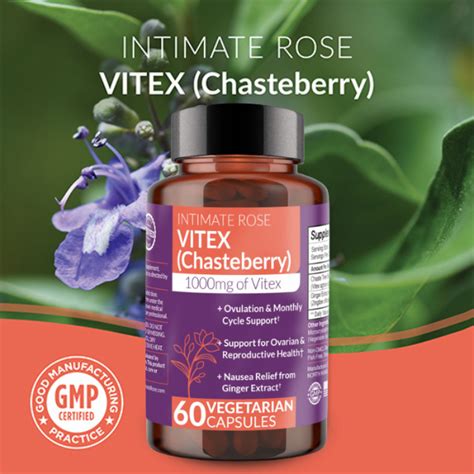 Vitex Chasteberry Supplement Natural Hormone Balance And Pms Support