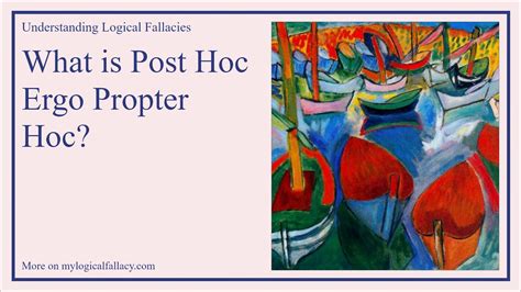 What Is Hoc Ergo Propter Hoc Definition And Example
