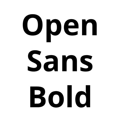 open sans bold font free fonts on creazilla creazilla