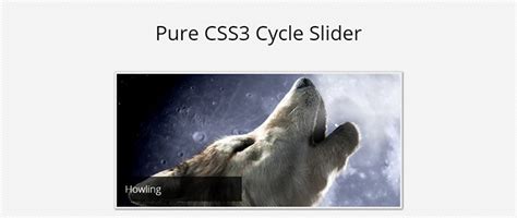 10 amazing pure css3 image sliders best open source resources for web