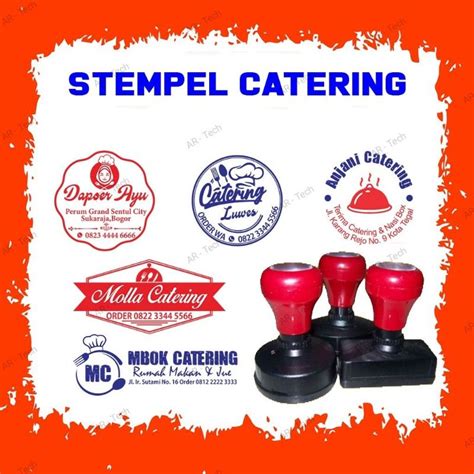 Jual Stempel Catering Stempel Rumah Makan Stempel Otomatis Shopee Indonesia