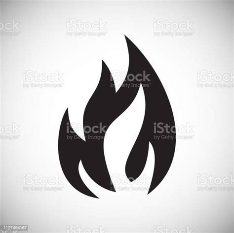 흰색 배경 그래픽 및 웹 디자인 현대 간단한 벡터 기호에 대 한 아이콘을 불꽃 인터넷 개념입니다 웹사이트 디자인 웹 버튼 또는