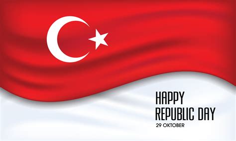 Turkey Flag Illustration Design Template Vector Art At Vecteezy