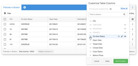 Datagrid Reinvented Powerful New Filters GIS Cloud