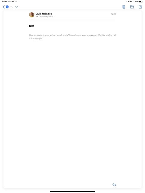 Encrypted Email On IOS MacOS Via S MIME And PGP Giulio Magnifico