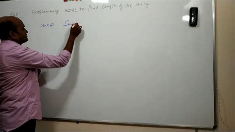 Programming 8086 To Find The Length Of The String Youtube