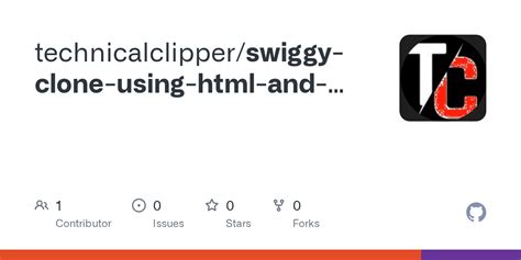 Github Technicalclipperswiggy Clone Using Html And Css