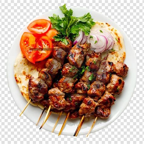 دانلود فایل لایه باز سیخ های گوشت کبابی خوشمزه با پیاز و گوجه دانلود