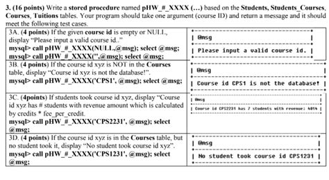 Solved 1 10 Points Write A Stored Function Named