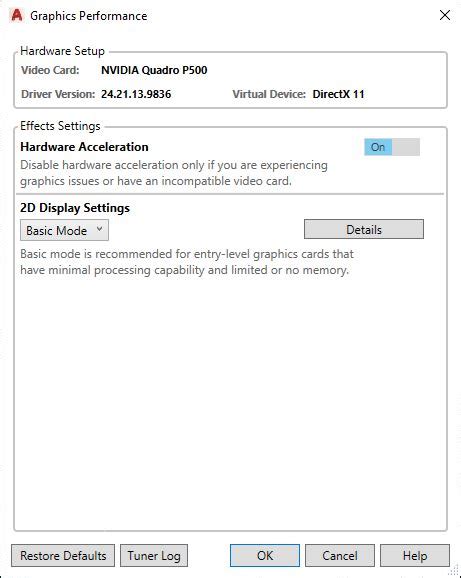 autocad lt 2020 running very slow jittering and spinning blue circle