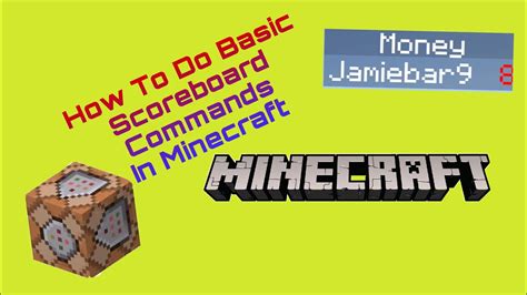 How To Do The Basic Minecraft Scoreboard Commands Youtube
