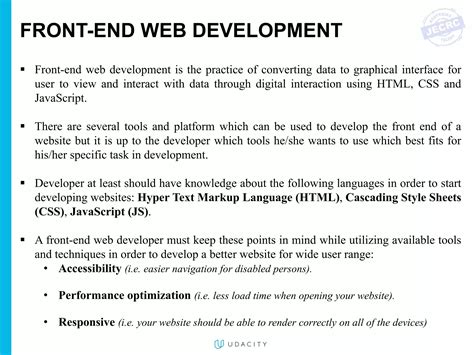 Front End Web Development Pptx
