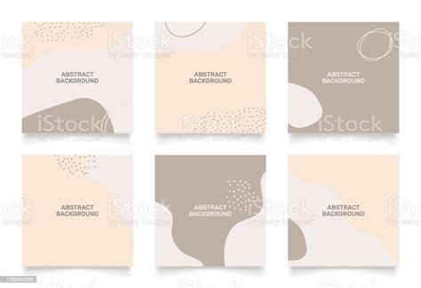 소셜 미디어 인스타 스토리 피드 포스트에 대한 추상적 인 배경 디자인 브라운 낙서 낙서 모양 손 그린 개체 텍스트공간을 복사합니다 인스 타 그램 스퀘어 전단지 배너 0명에