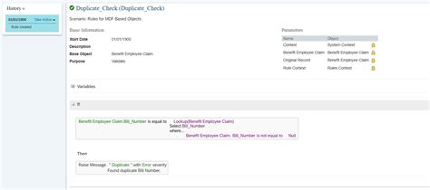 2864897 duplicate check using business rule lookup functionality