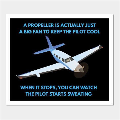 Pilot Meme Funny Aviation Poster