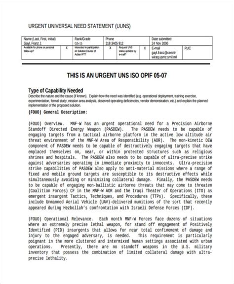 13 Need Statement Examples