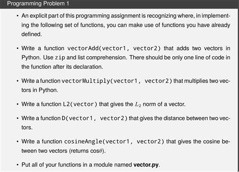 Solved Introduction A Vector Is A List Of Numbers That Is Chegg Com