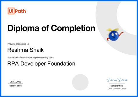 Shaik Reshma Parveen On Linkedin Uipathcertified Rpafoundation
