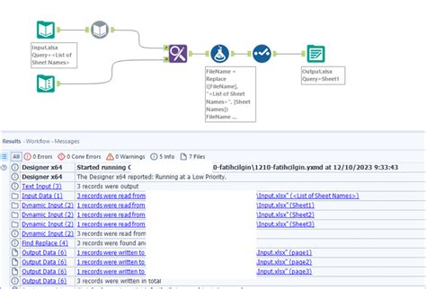 Solved Getting Excel Sheet Names From Another Input Alteryx Community